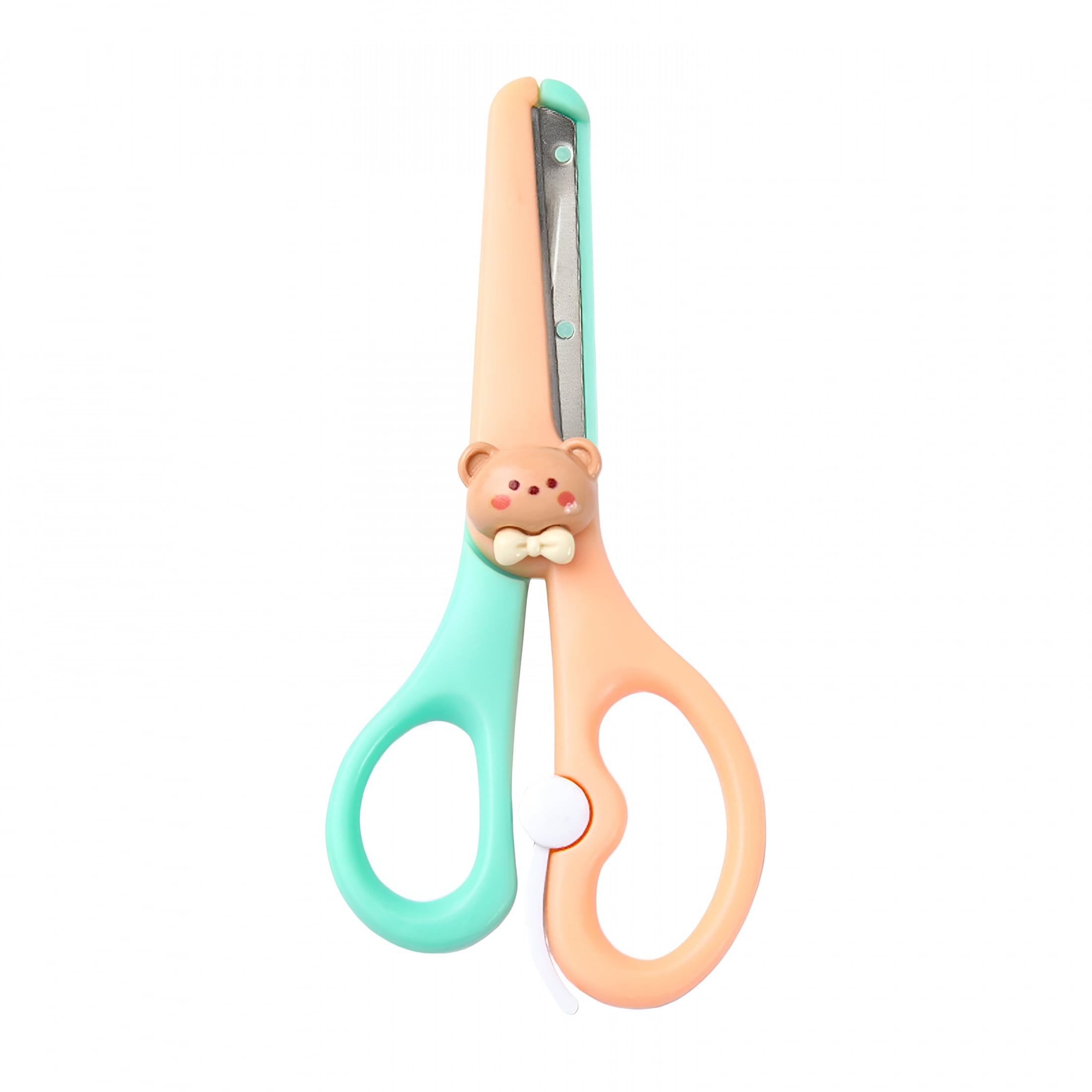 FACEGA Safety Scissors Left Handed Scissor with Cap Blunt Tip Use ...