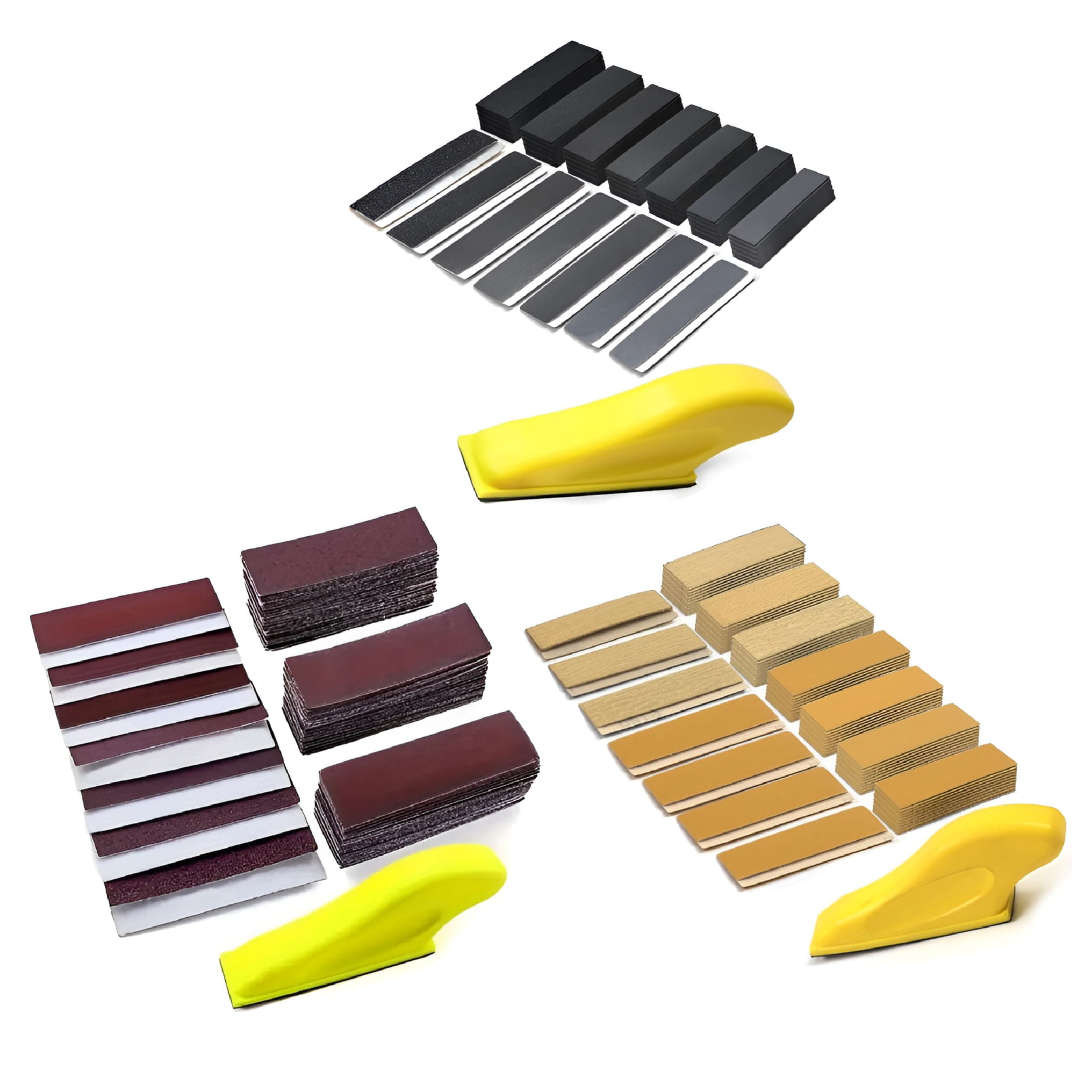 FACEGA Sandpaper Finger Sander for Craftsmen Polishing Small Wood Doors ...