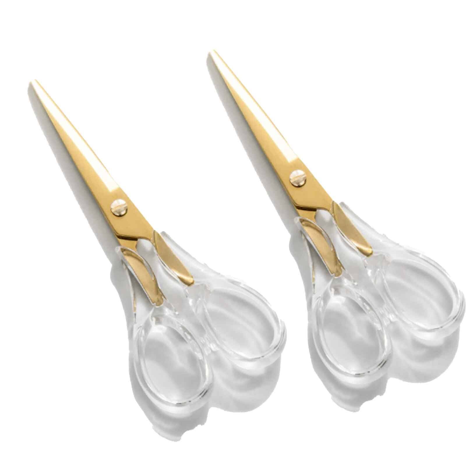 FACEGA Scissors for Office,Diy Crafting Tool Gold Acrylic Scissors ...