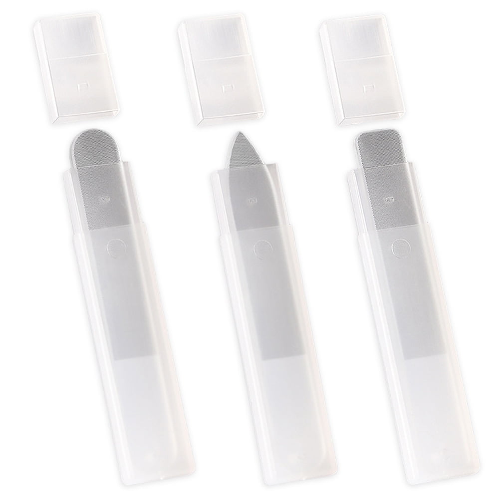 FACEGA Set of 3 Glass Nail Files - Handmade gift set - Washable Double ...