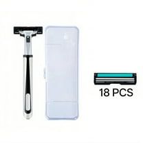 Venoro 5-Blade Men's Shaver, Great Value Travel Pack with 1 Handle & 8 ...