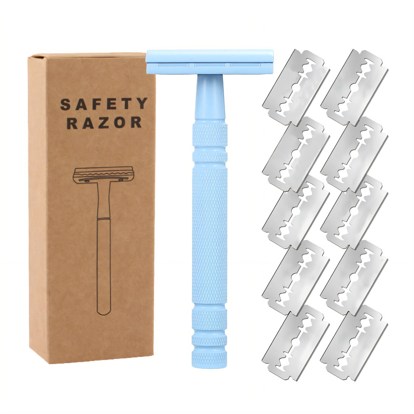 FACEGA Single Blade Razors for Men,Safety Razor,Zinc Alloy One Blade ...