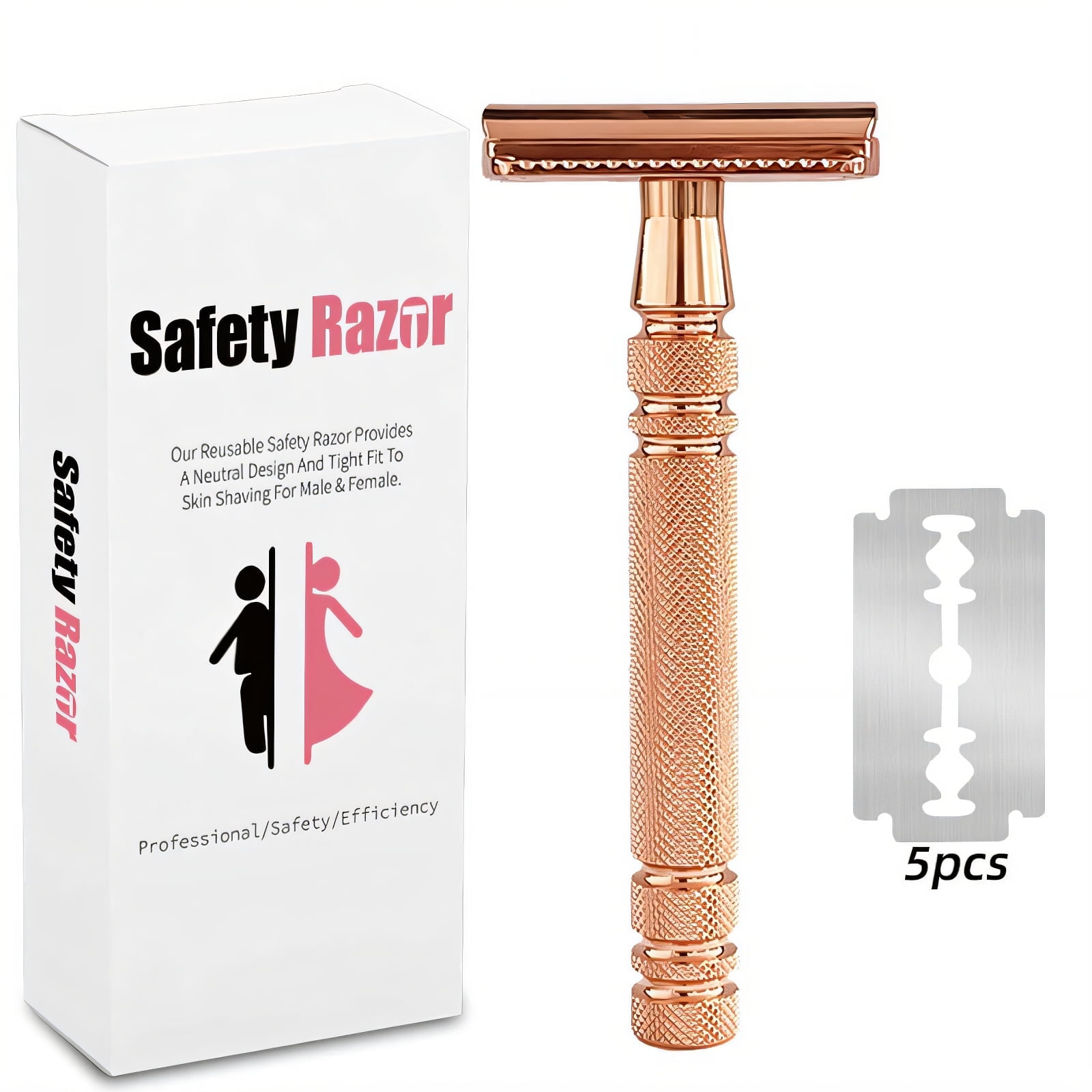 FACEGA Single Blade Razors for Men,Travel Friendly Safety Razor ...