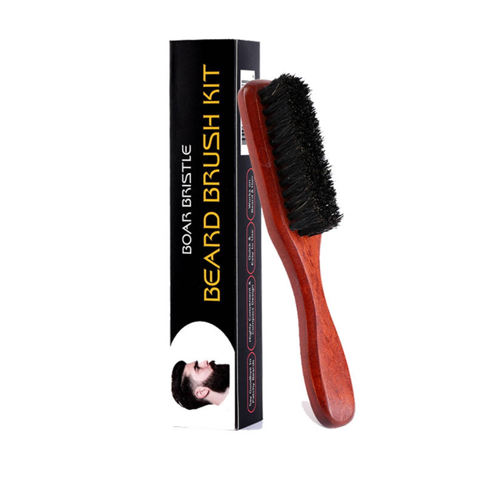 FACEGA Slick Back Hair Brush Natural Boar Bristles Baby Hair Brush ...