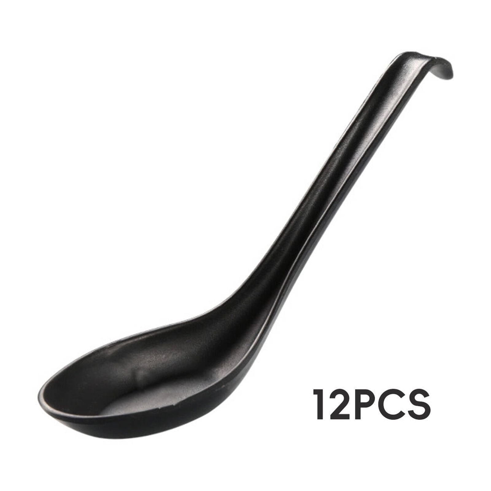 FACEGA Soup Spoons,Heat-Resistant Plastic Soup Spoon,Versatile Asian ...