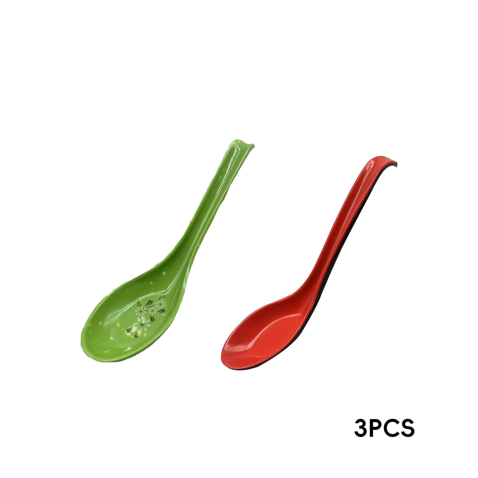 FACEGA Soup Spoons,Heat Tolerance of 120°C Plastic Soup Spoon,Seamless ...