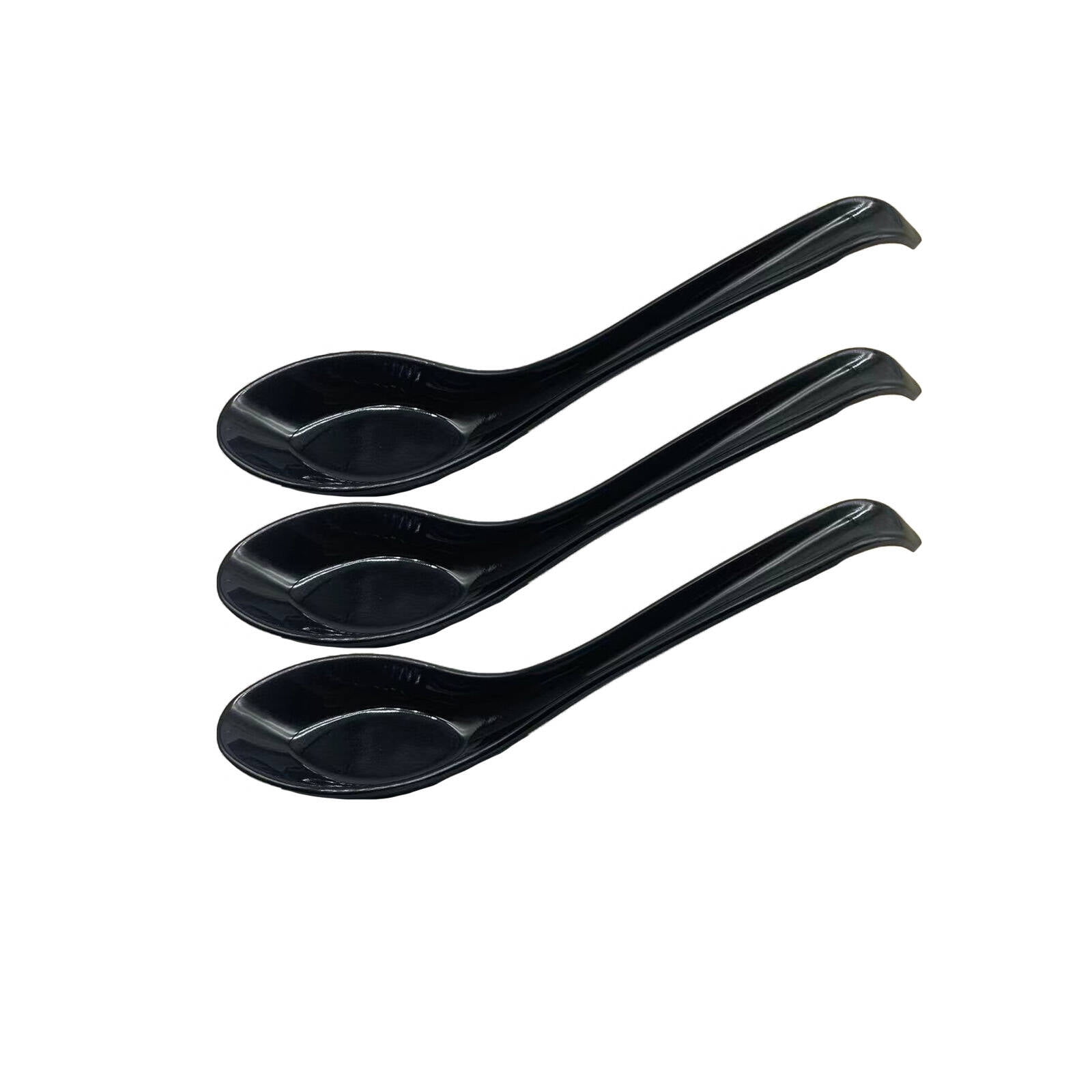 FACEGA Soup Spoons,Sturdy and Lightweight A5 Melamine Plastic Soup ...