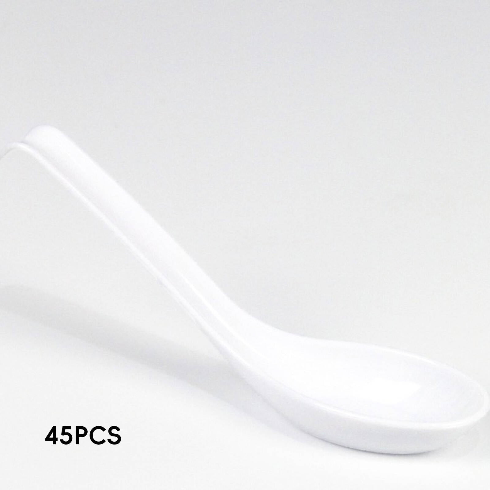 FACEGA Soup Spoons,Trendy and Practical Plastic Soup Spoon,Great for ...