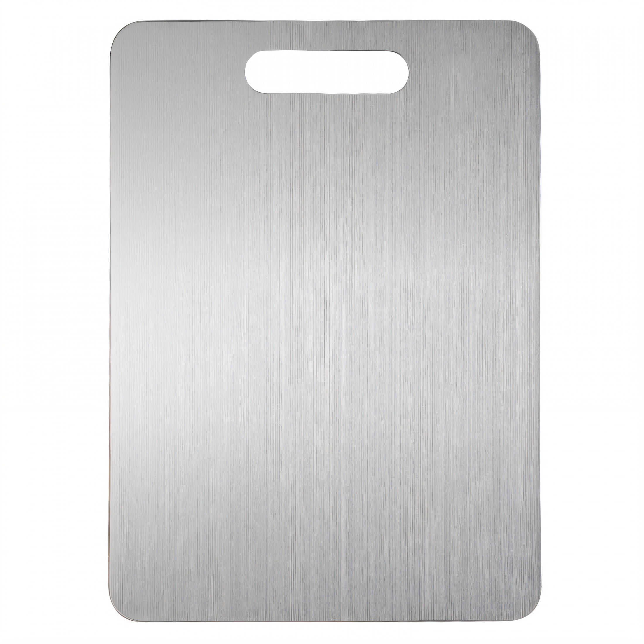 FACEGA Stainless Steel Cutting Board,Brushed Polish Steel Chopping ...