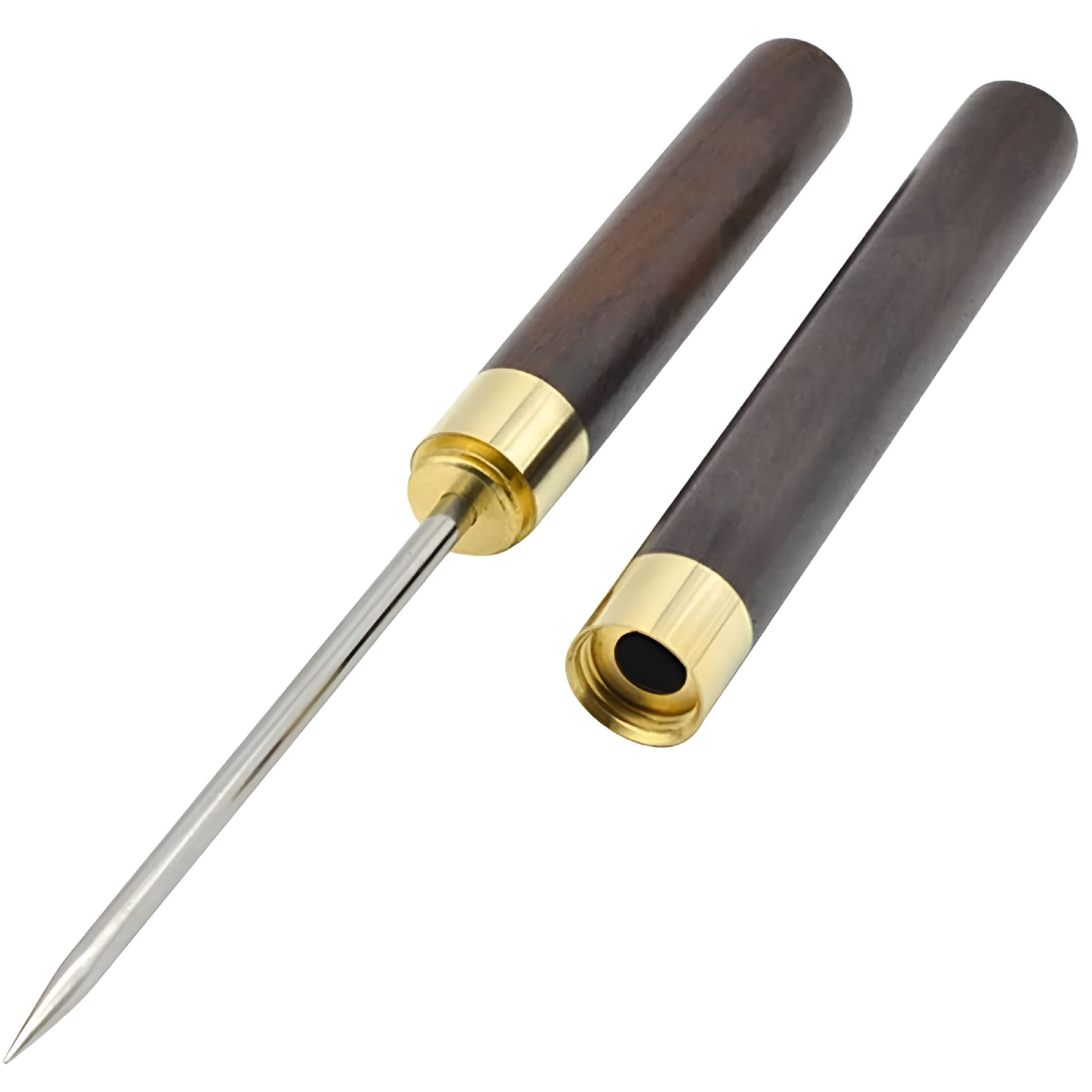 FACEGA Stainless Steel Ice Pick with Wooden Handle and Sheath,9Inch ...