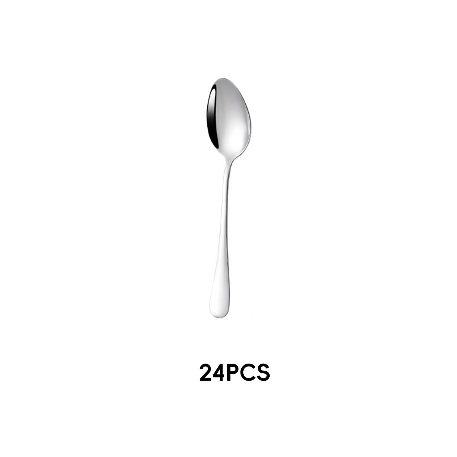 FACEGA Stainless Steel Spoon,Exceptional Strength Spaghetti Spoon,Low ...