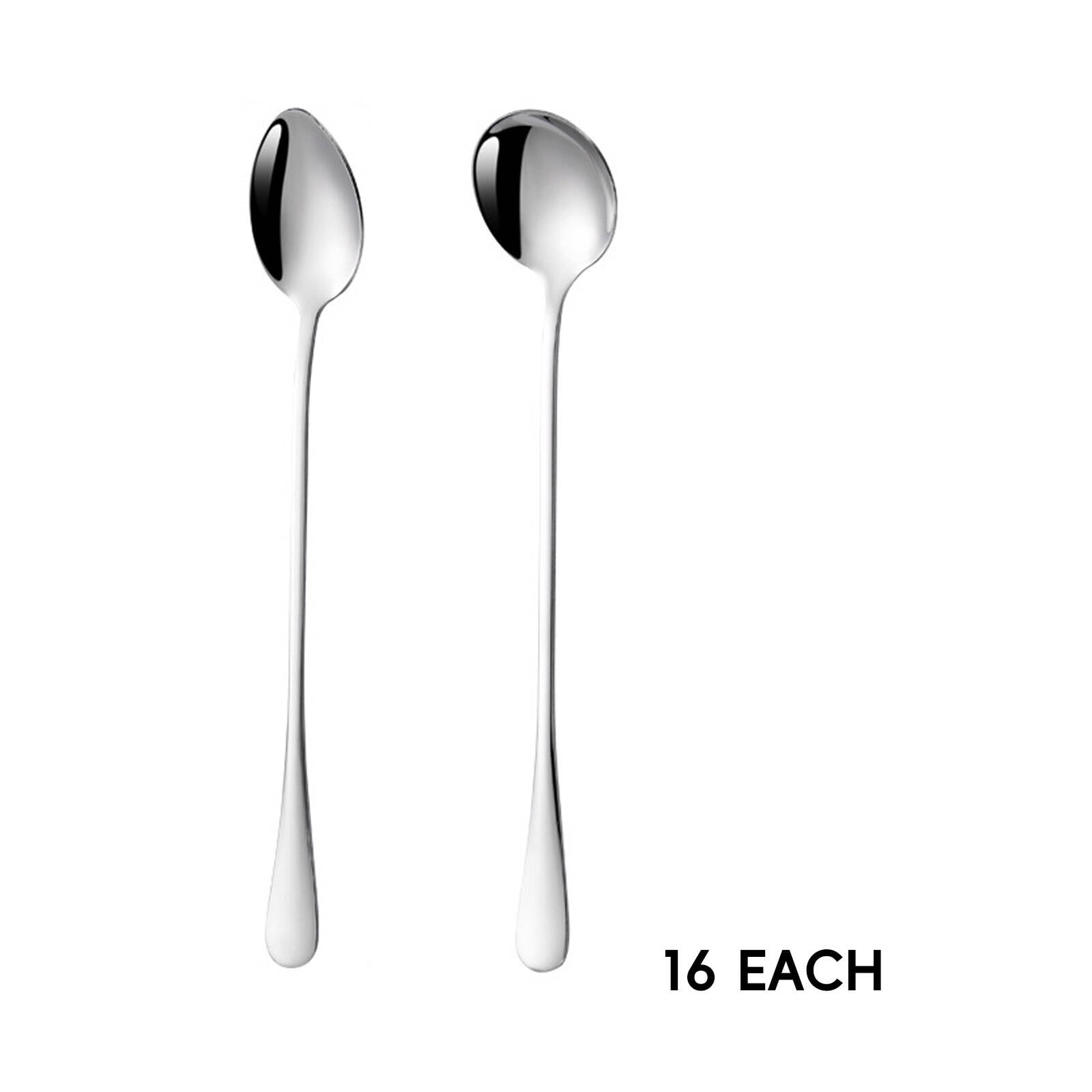 FACEGA Stainless Steel Spoon,Strong and Sturdy Spaghetti Spoon,Low ...
