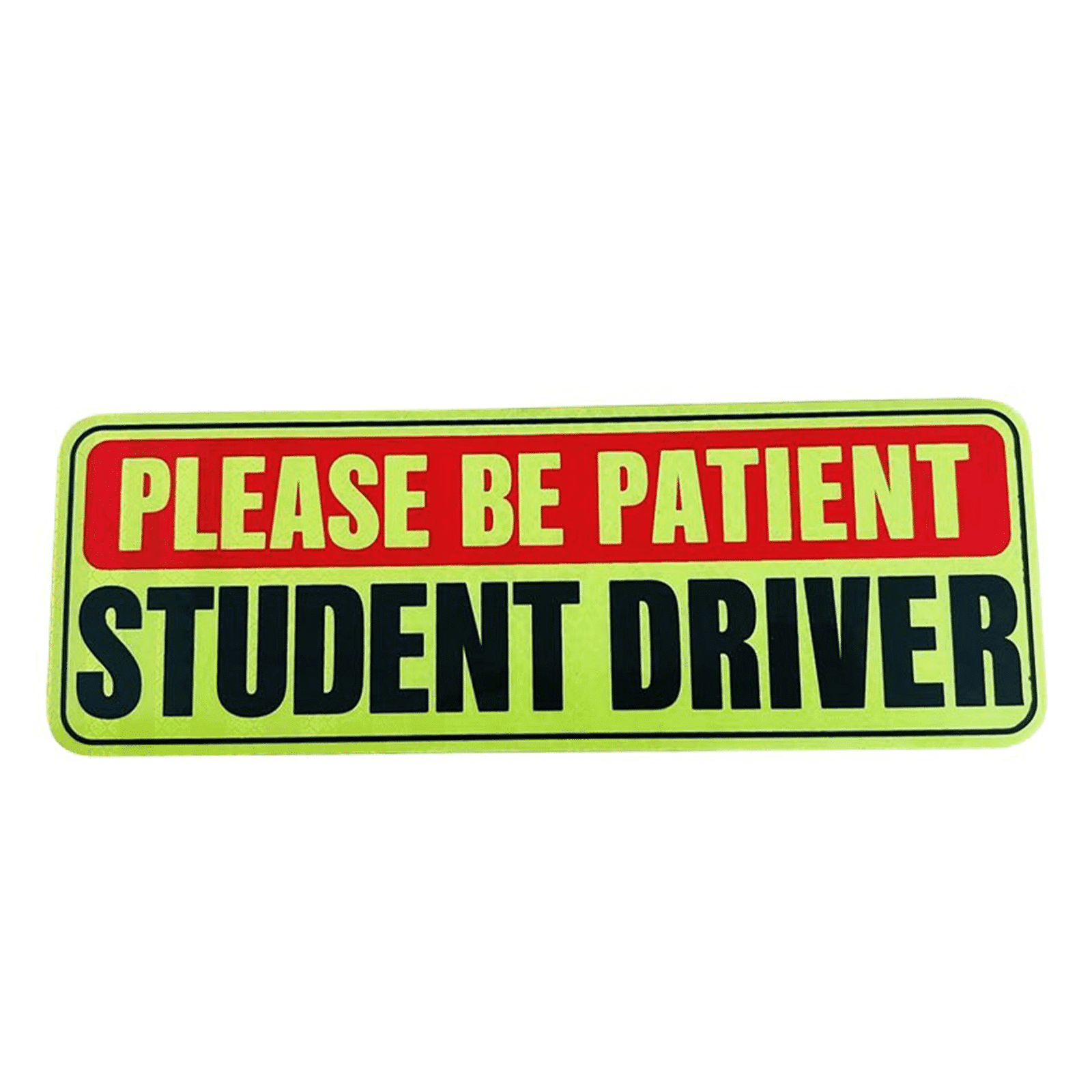 FACEGA Student Driver Magnet Maximizes Light Reflection Student Driver ...