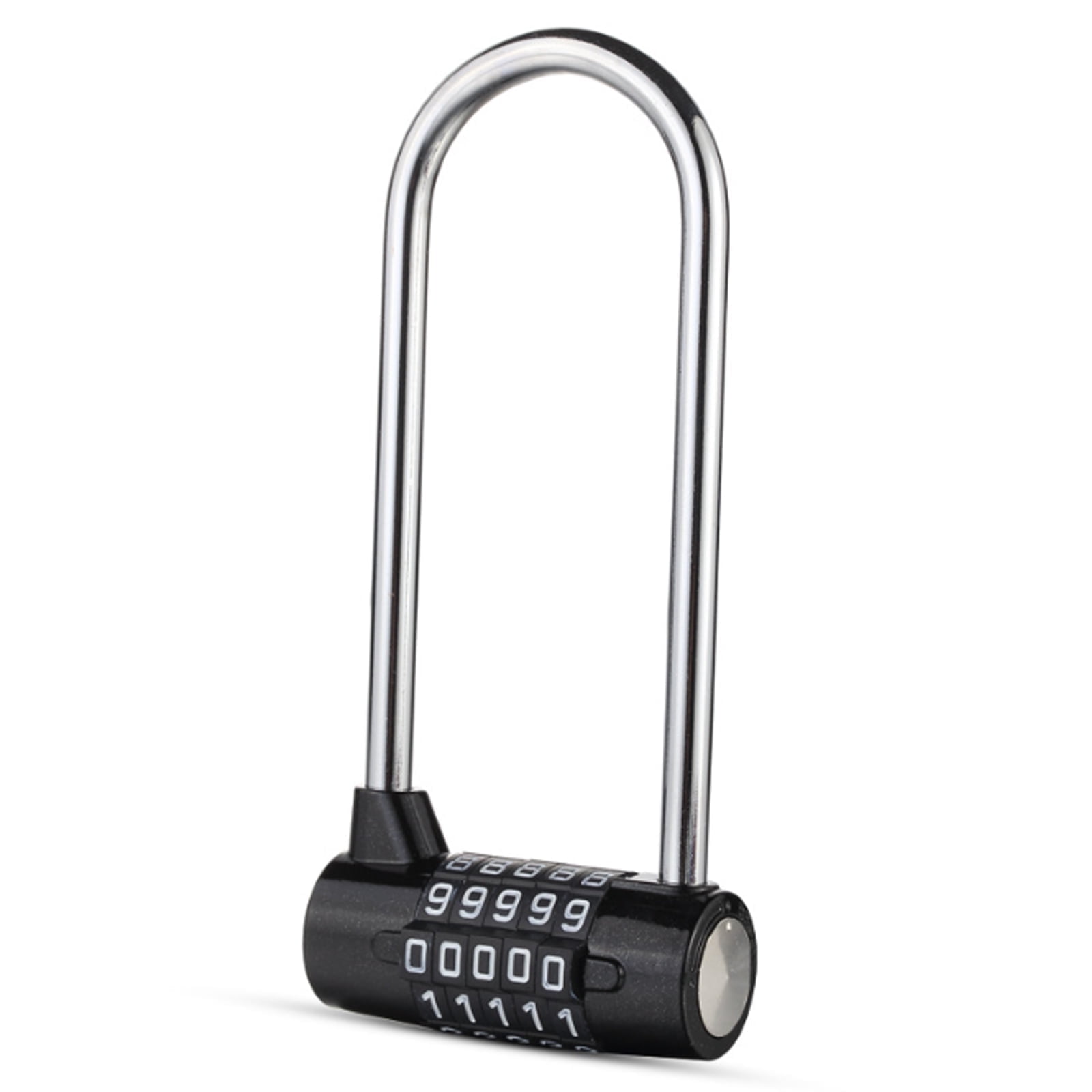 FACEGA Combination U Lock, Zinc Alloy&PC U Shaped Bike Lock, Black ...