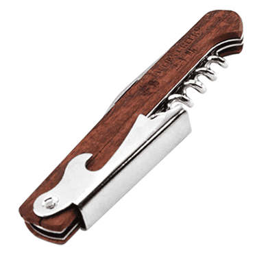 Professional Wine Opener and Foil Cutter Set with Wooden Handle ...