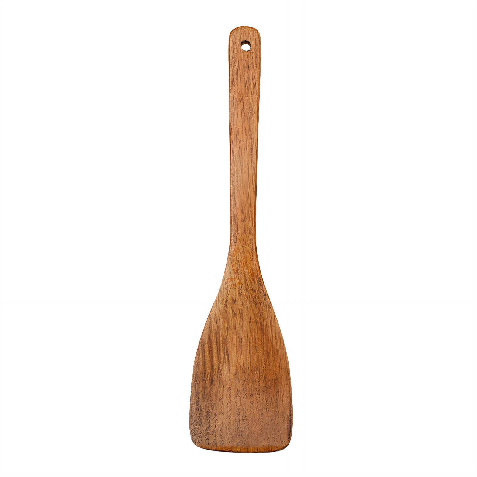 FACEGA Wooden Spatula Non-Scratch Non-Stick Design Wood Utensils Set ...