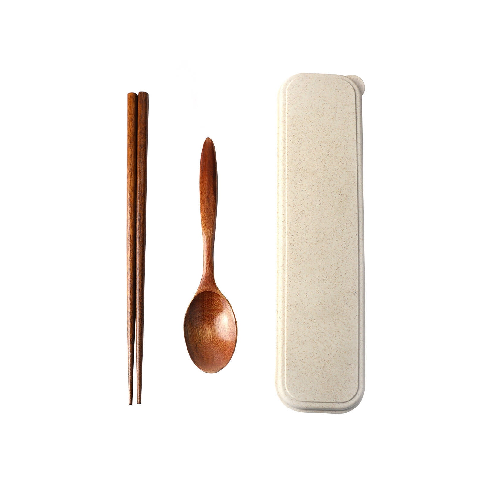 FACEGA Wooden Utensils,Portable Set Wooden Spoons,Convenient Use ...