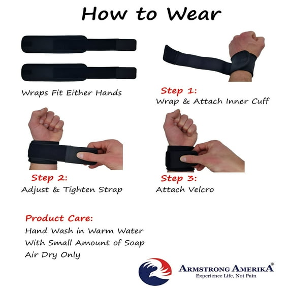 FACEGA Wrist Wraps for Wrist Support-Wrist Compression for Tendonitis ...