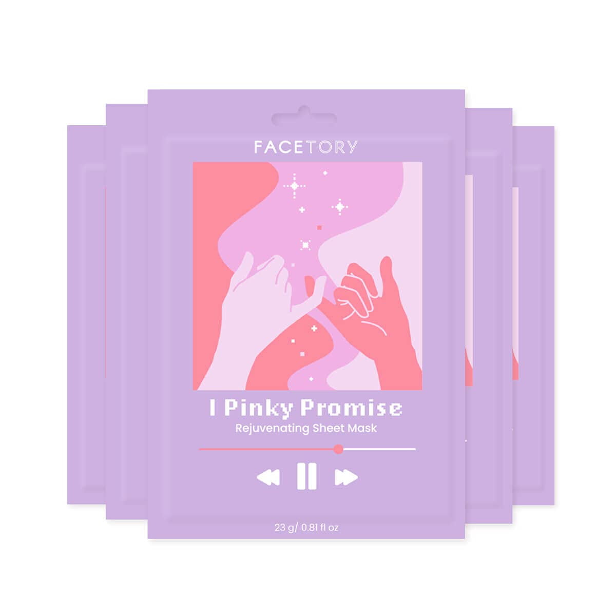 FACETORY I Pinky Promise Antioxidant Sheet Mask with Probiotics and ...