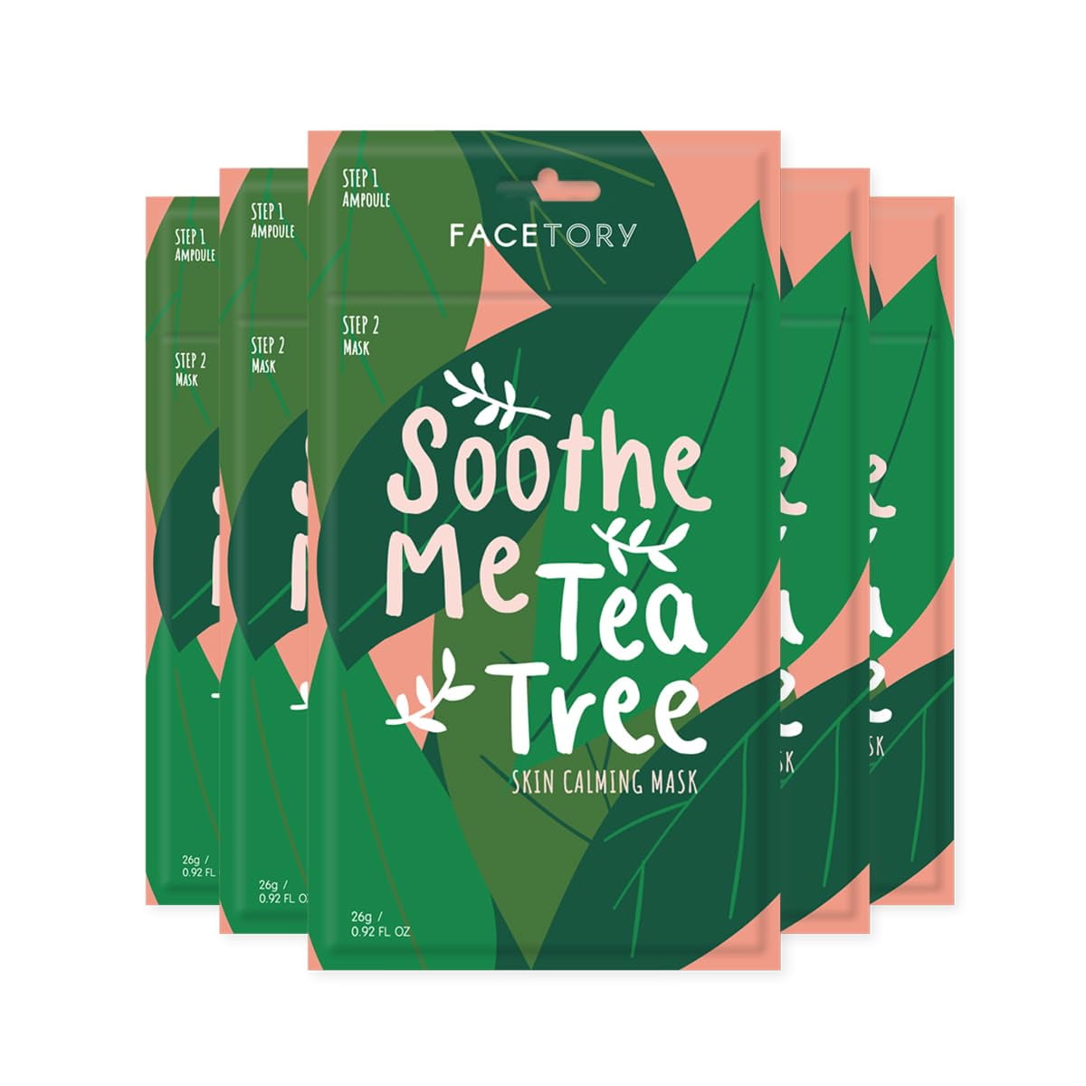 FACETORY K Beauty Face TMA2 Mask Skin Care - Soothe Me Tea Tree 2-Step ...
