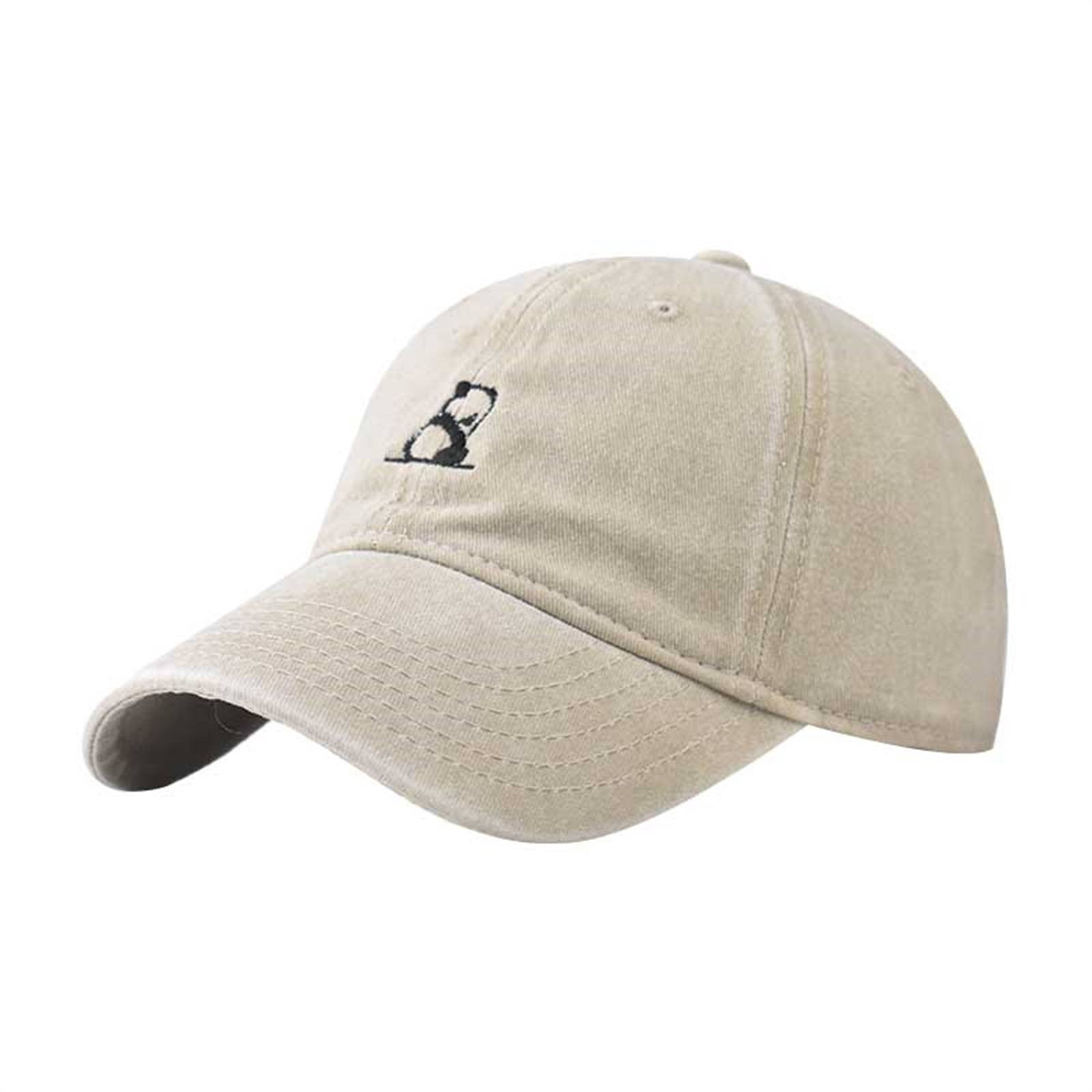 FADAACAI Baseball Cap Embroidery Solid Color Hat Personality Outdoor ...