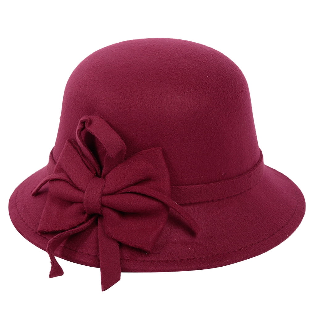 FADAACAI Cloche Hat Womens Hats Fashion 1920s Hat Church Hats Dome ...