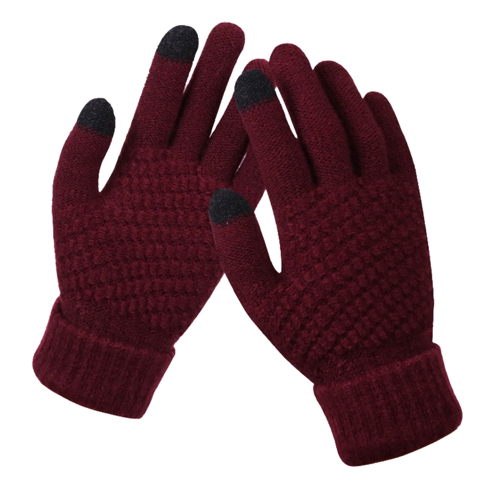 FADAACAI Winter Gloves Creative Women's Printing with Screen Mobile ...
