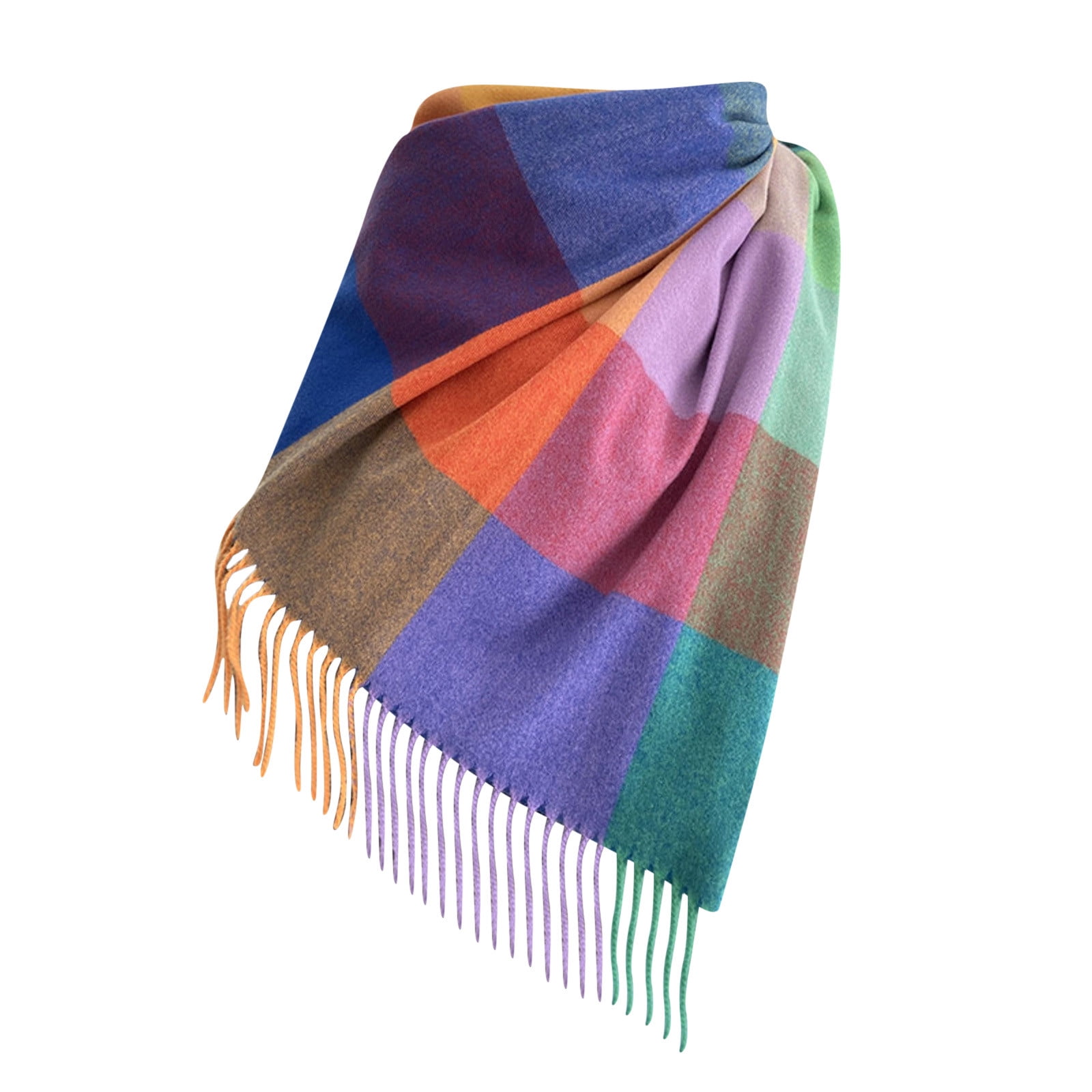 FADAACAI Women's Shawl Wraps Women Fall Winter Scarf Classic Scarf Warm ...