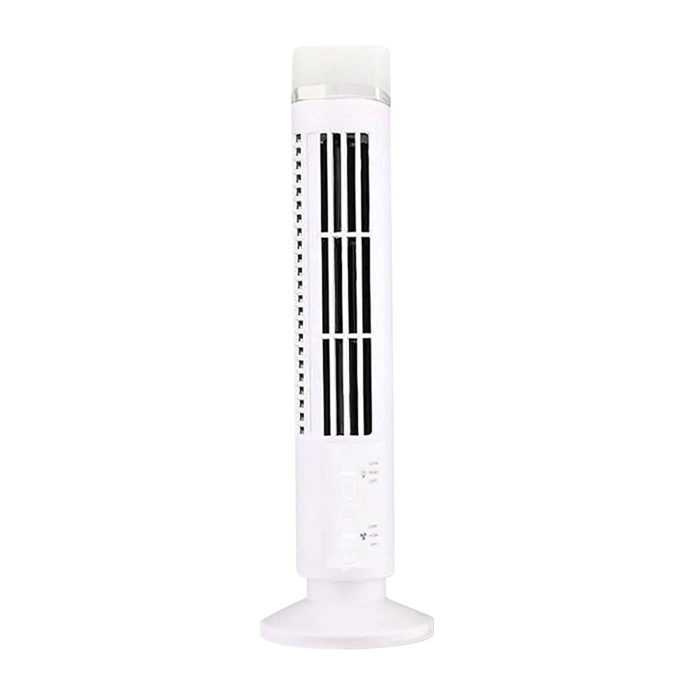FAFA Led Tower Fan Mini Vertical Conditioner 2 Gear Speed No Leaf Air ...