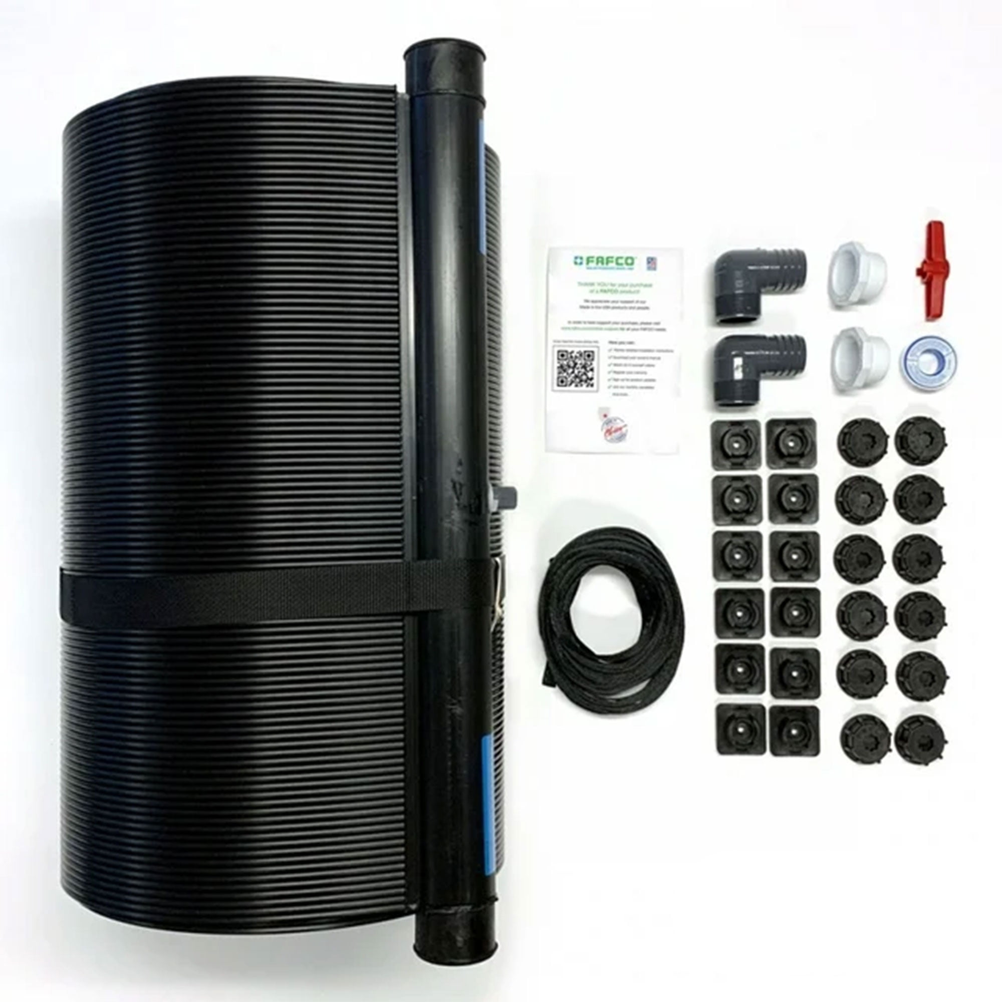 FAFCO 20' x 2' Solar Cub Above Ground Swimming Pool Heating System ...
