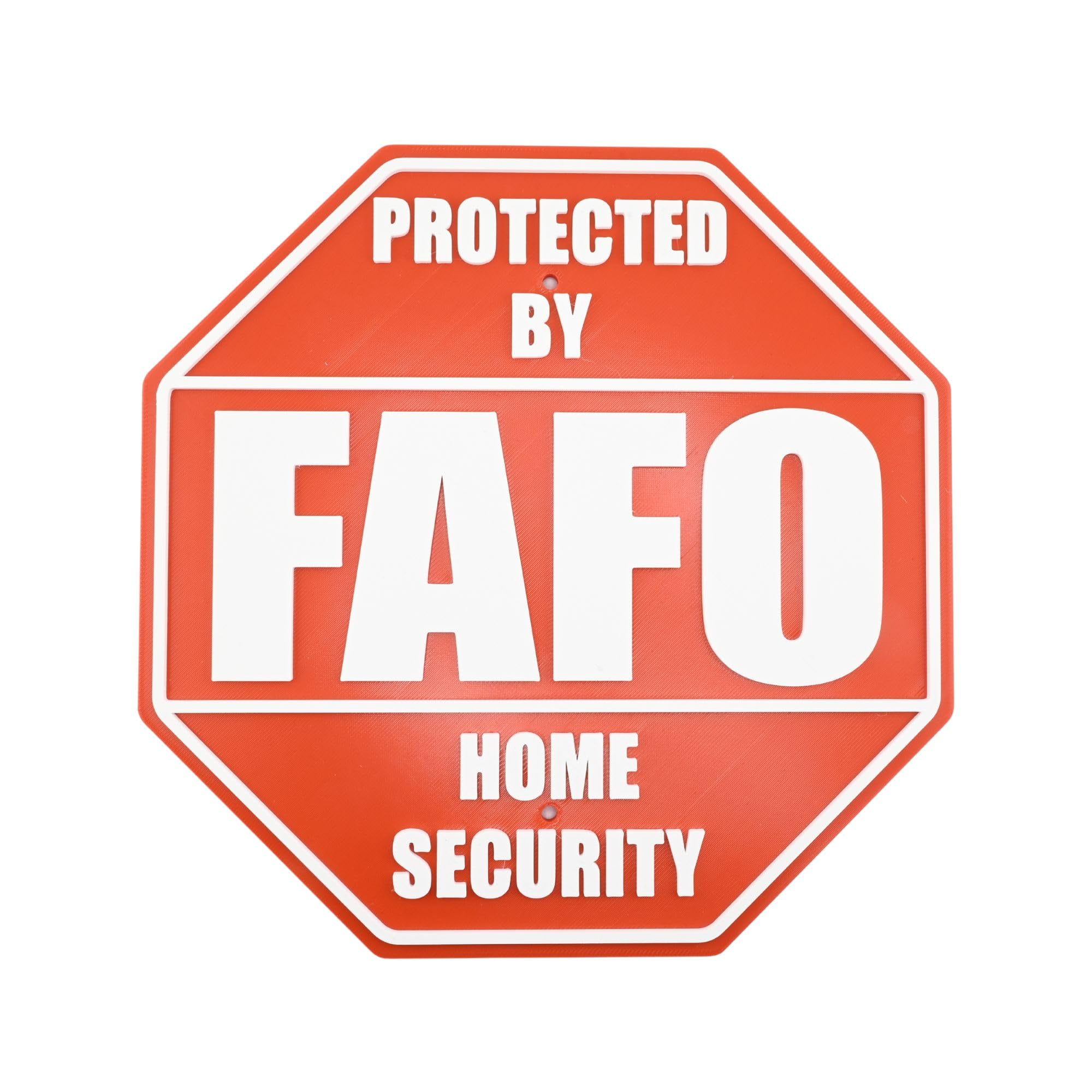 FAFO Home Security Sign – F Around and Find Out, 8.25x8.25 Inches ...