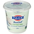 FAGE BestSelf All Natural Reduced Fat Plain Lactose Free Greek Strained ...