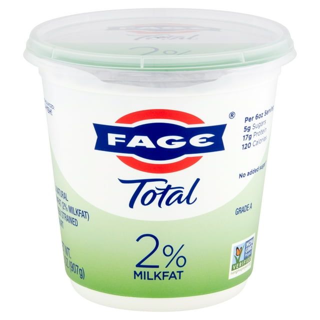 FAGE Total Greek Yogurt 32oz - Yogurt product - Walmart Business Supplies