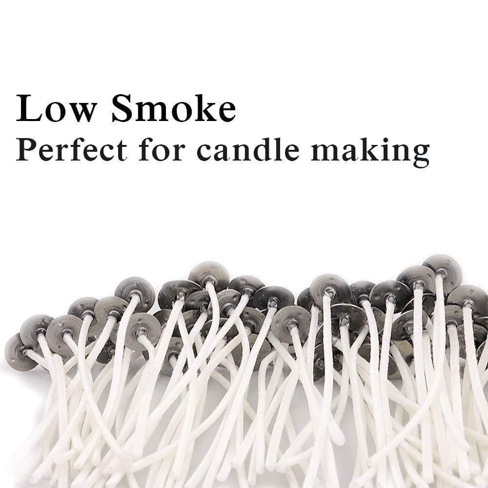 FAGINEY 100 Pcs Eco Candle Wick, Low Smoke 3.1/3.9/ 4.7/5.5/5.9/7.9in ...