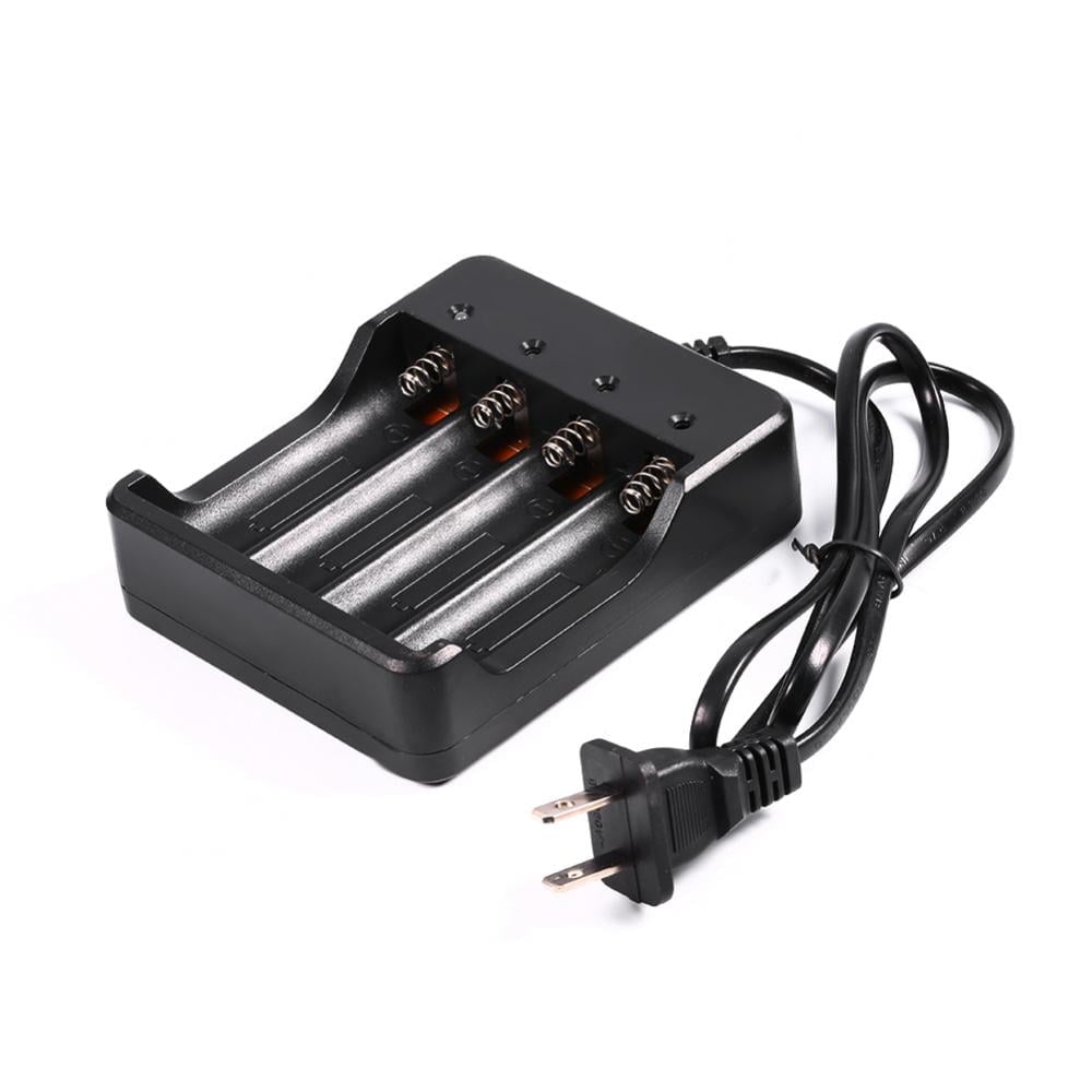 FAGINEY 4 Slots Battery Charger For Lithium Rechargeable Battery US ...