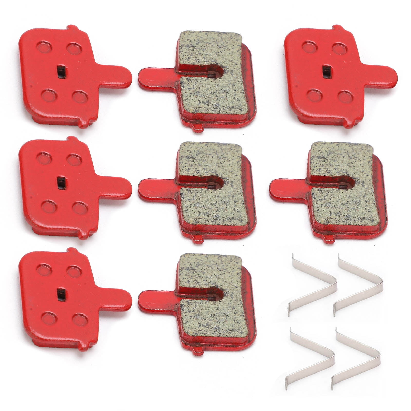 8pack Brake Pads Brake Pads Resin Semi‑Metal Braking Replacement for ...