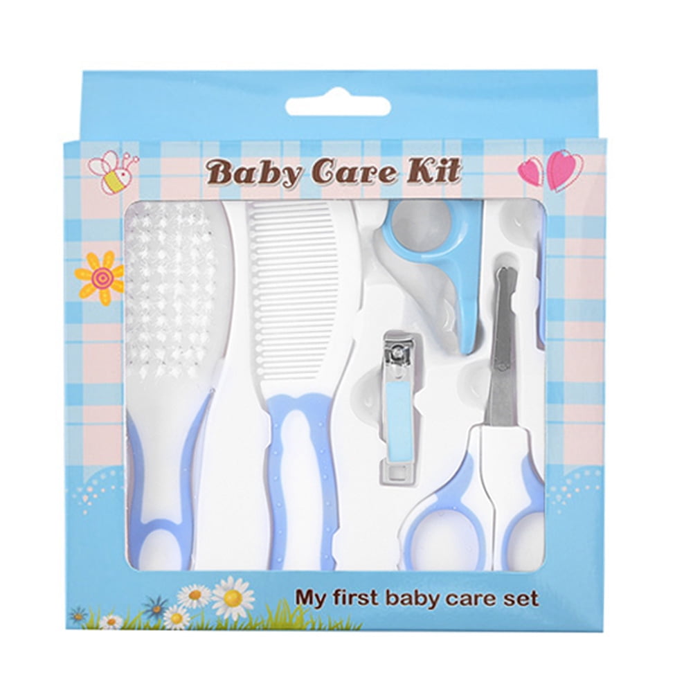 FAGINEY Baby Nail Scissors 6Pcs Infant Kids Care Kit with Nail Clipper ...