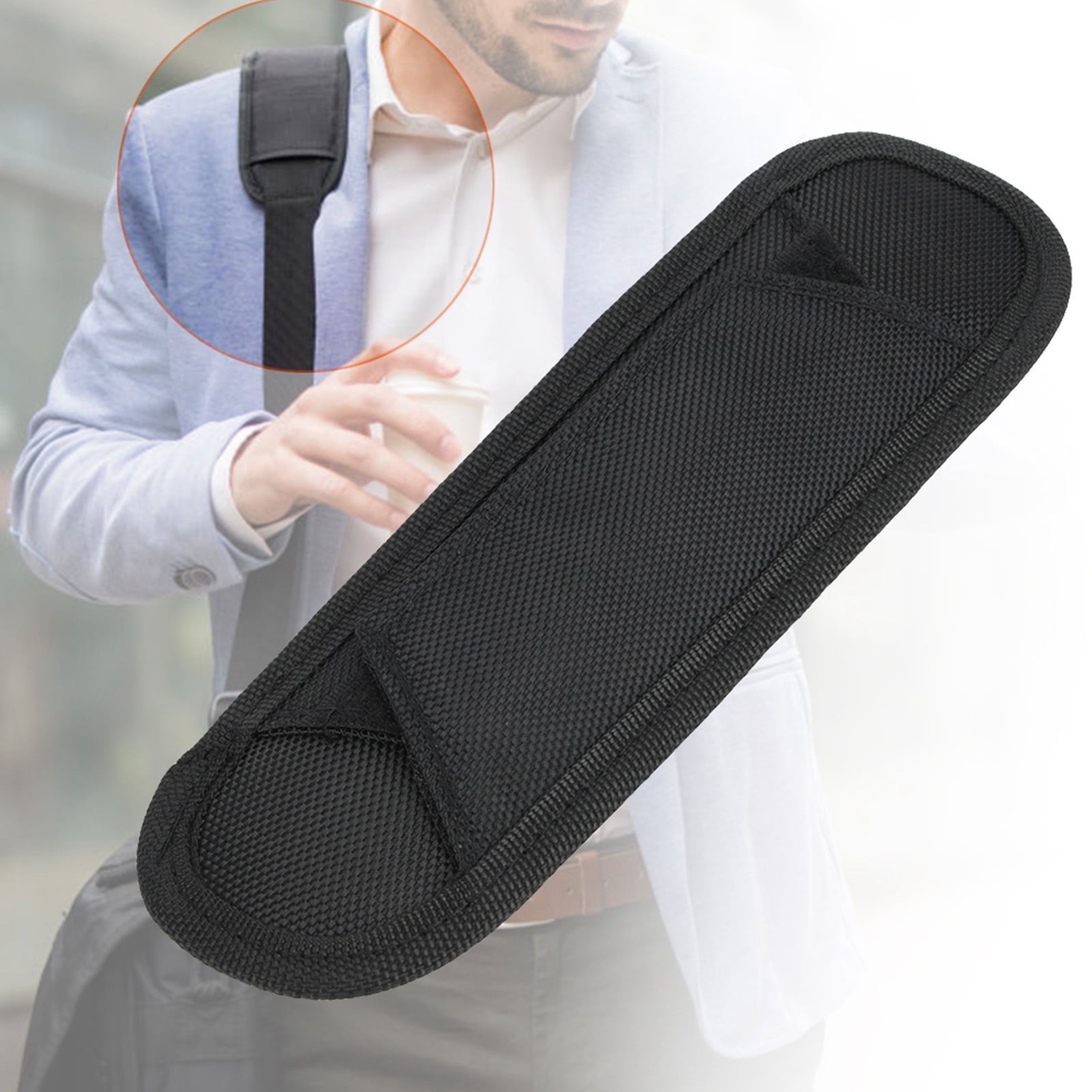 FAGINEY Bag Strap Pad, Shoulder Strap Pad, Black For Camera Backpack ...