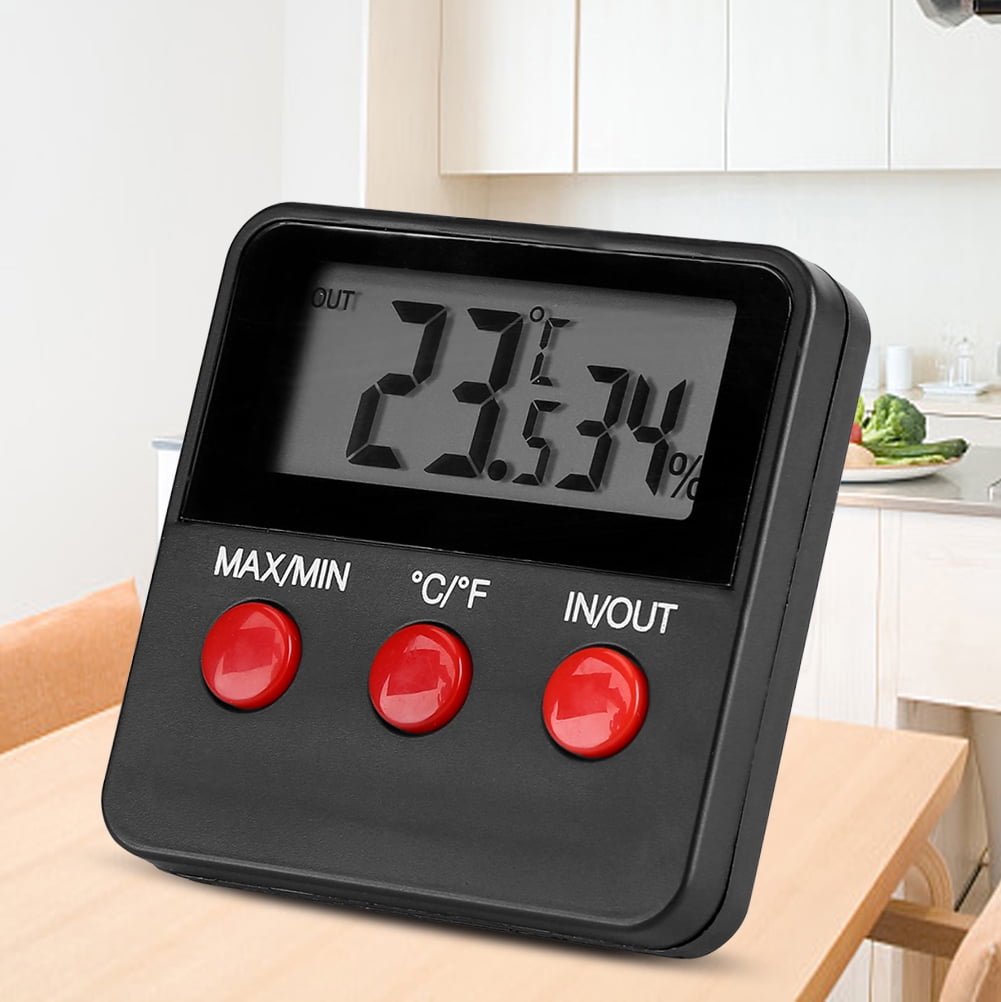Digital LCD Thermometer Hygrometer Temp Humidity Monitor Meter for Egg ...
