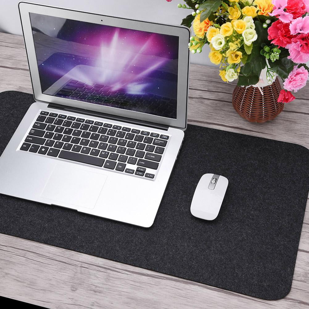 FAGINEY Felts Pad,68x33cm Felts Table Mouse Pad Office Desk Laptop Mat ...