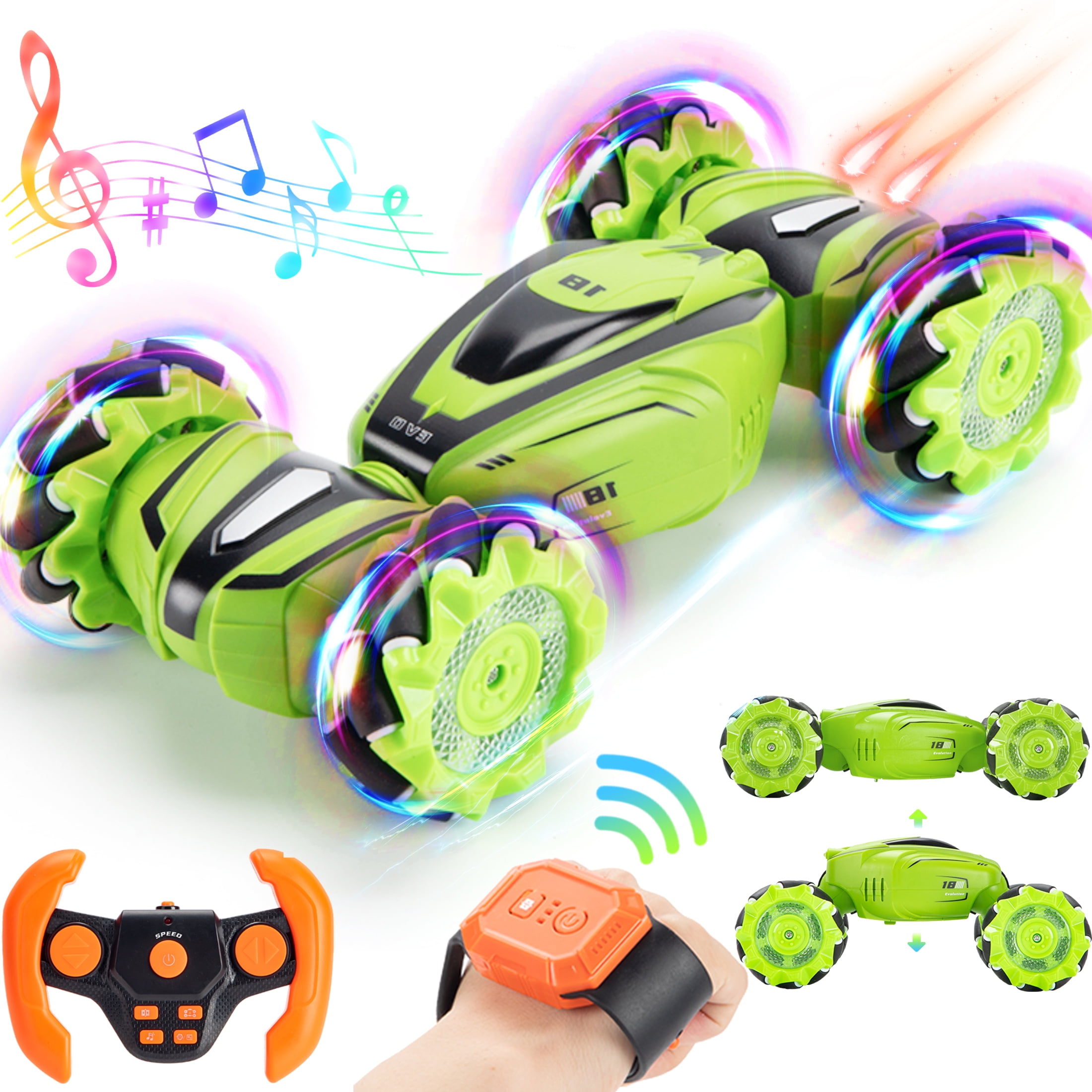 RC Stunt Car Gesture Sensing 4WD Gesture RC Car Drift Hand Controlled ...