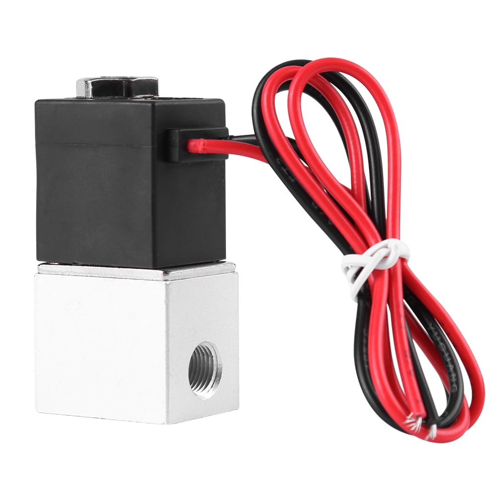 Normally Closed Pneumatic Aluminum Electric Solenoid Air Valve,12V DC 1 ...