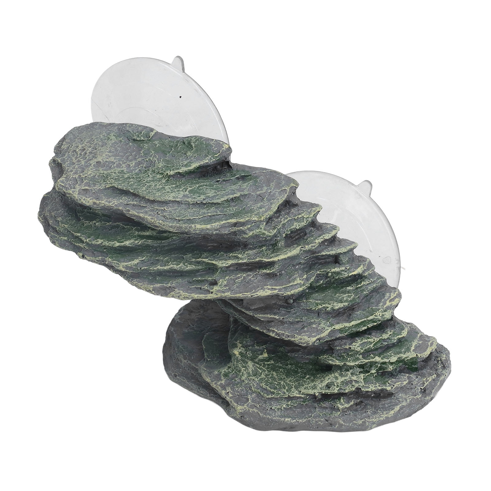 FAGINEY Rock Decoration For Fish Tank,Tortoise Climbing Platform Resin ...