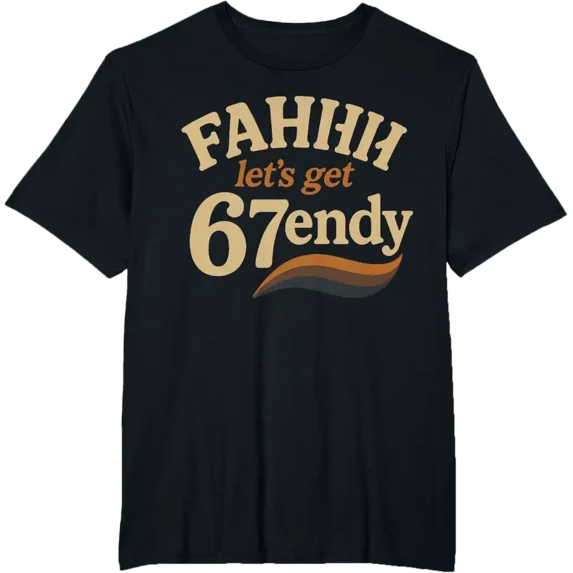 FAHHH Six Seven Meme Bold Gen Alpha Slang Viral Trend Graphic Tee T ...