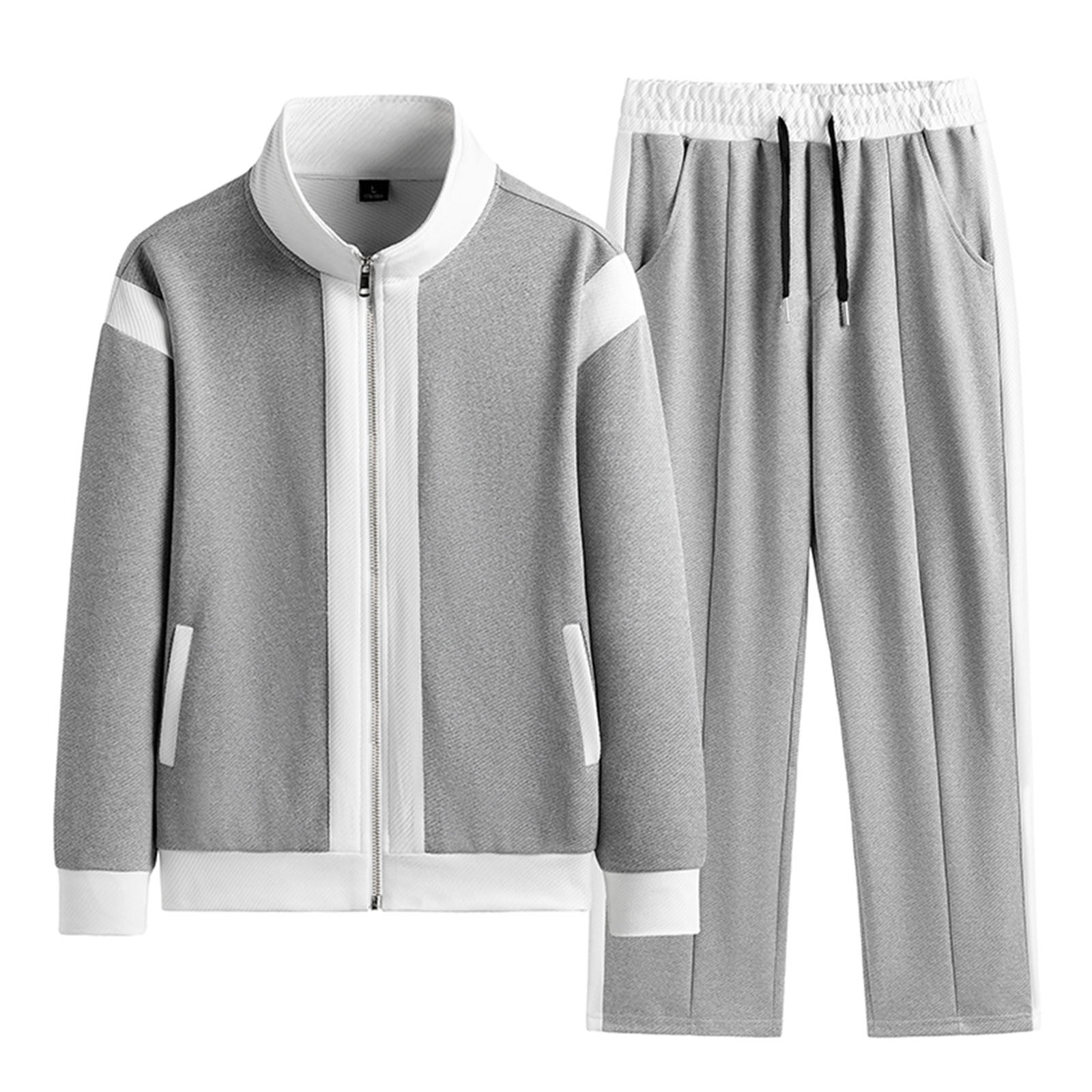 FAHUOMU Men's Tracksuits Sweatsuits for Men Set Track Suits 2 Piece ...