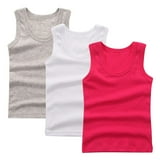 FAHXNVB 3 Pack Boys Tank Tops Casual Sleeveless Crewneck Athletic ...