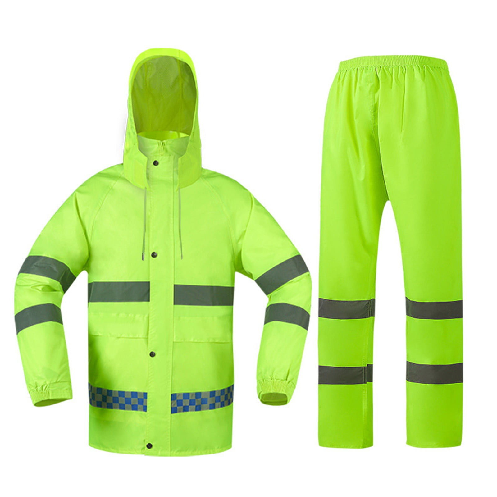 FAHXNVB Rain Suits for Men Waterproof Work Breathable Rain Coats with ...