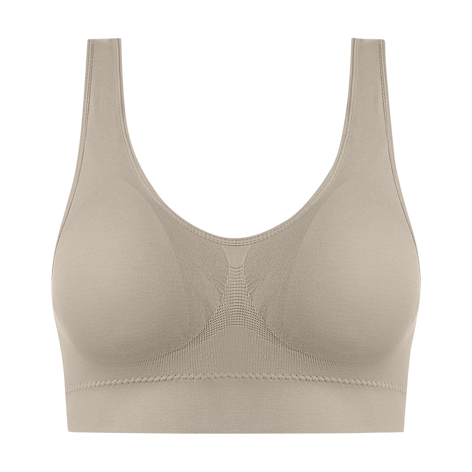 FAHXNVB Seamless Bras for Women Plus Size Wireless Full Coverage Push ...