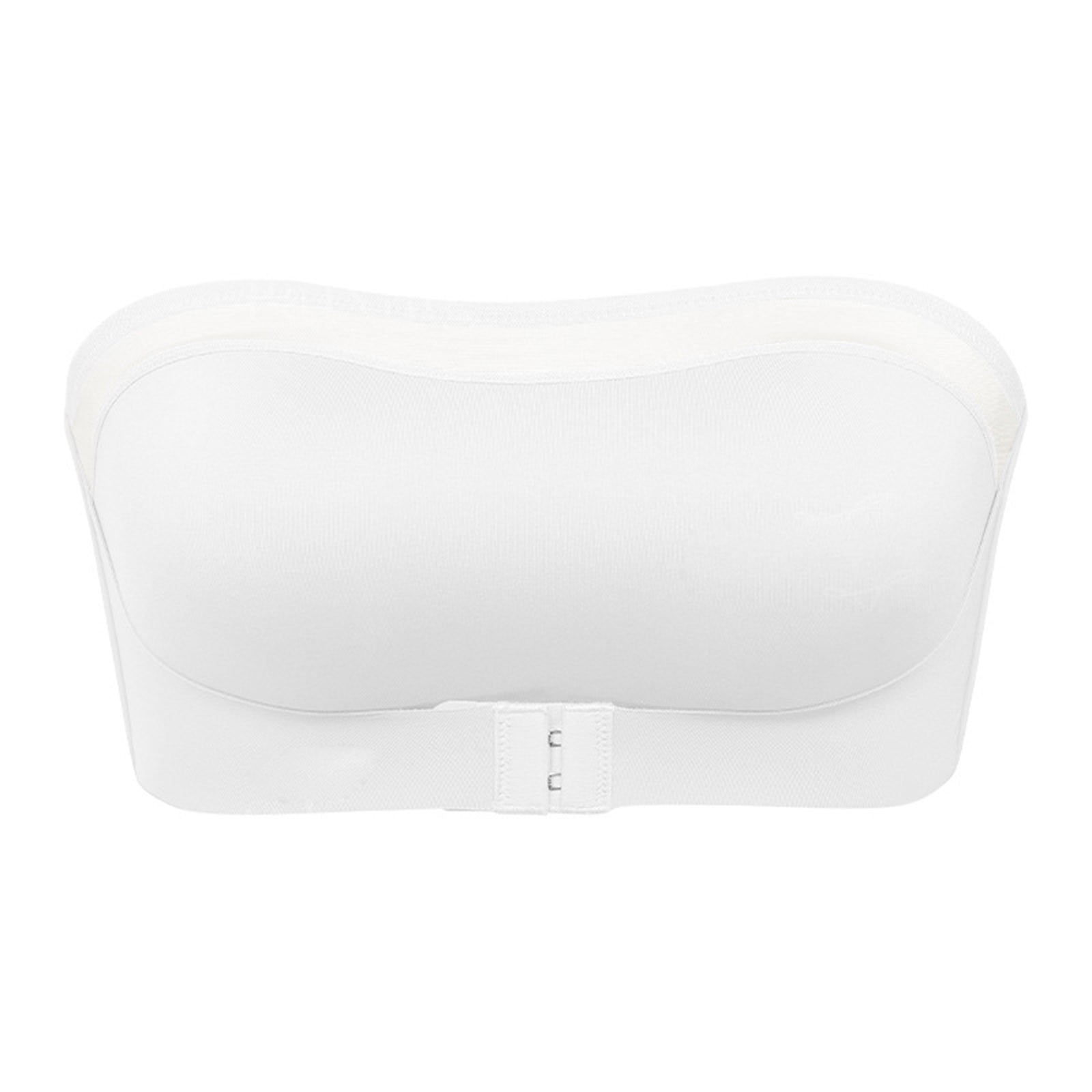 FAHXNVB Women's Strapless Seamless Bra Push Up Front Closure Bras ...