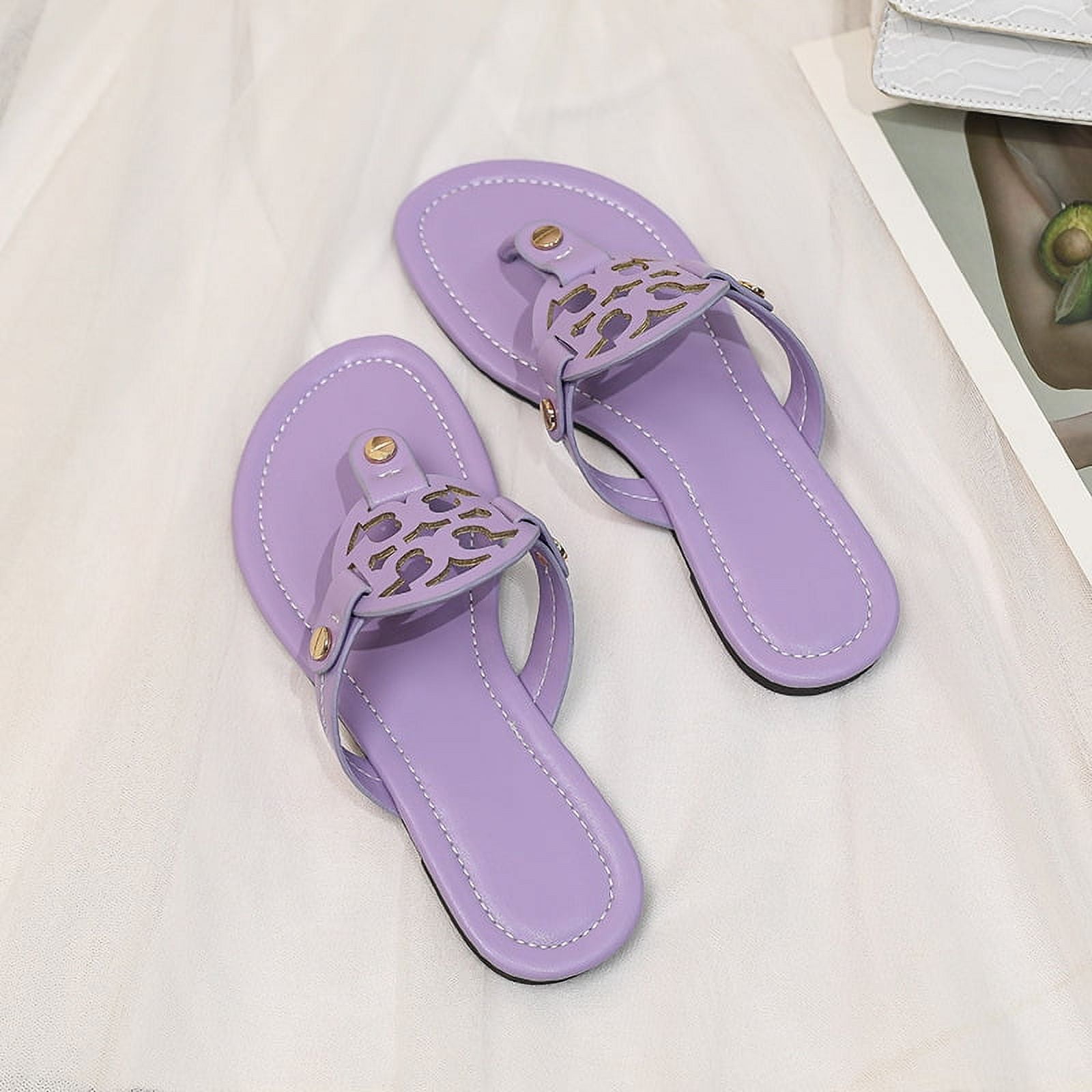 FAIAI 2024 Women's Carney Medallion Thong Sandal - Walmart.com